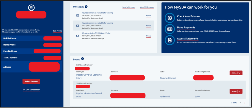 Where Can I See My SBA EIDL Balance and Set up a Payment Schedule?